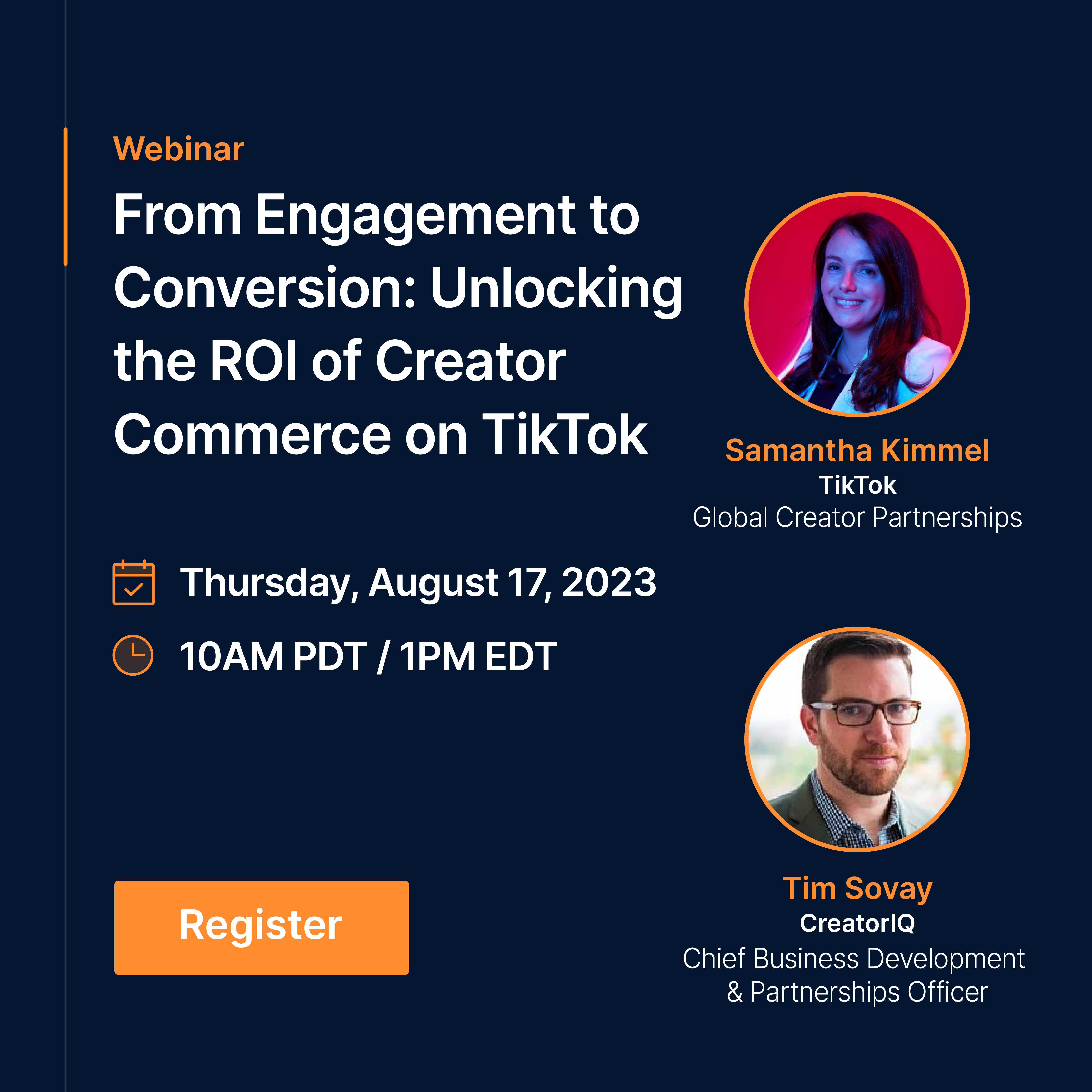 Webinar: Creator Commerce