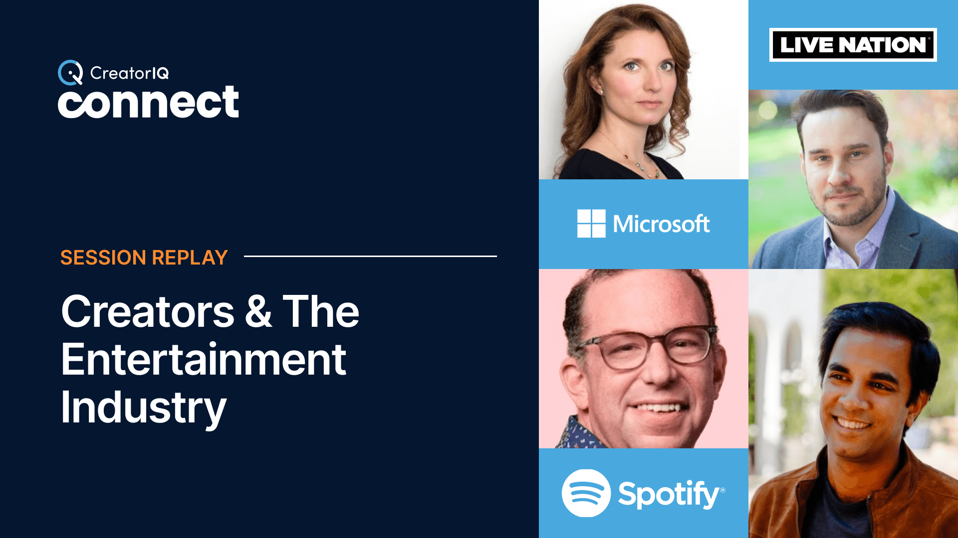 CreatorIQ Connect Replay: Creators & The Entertainment Industry